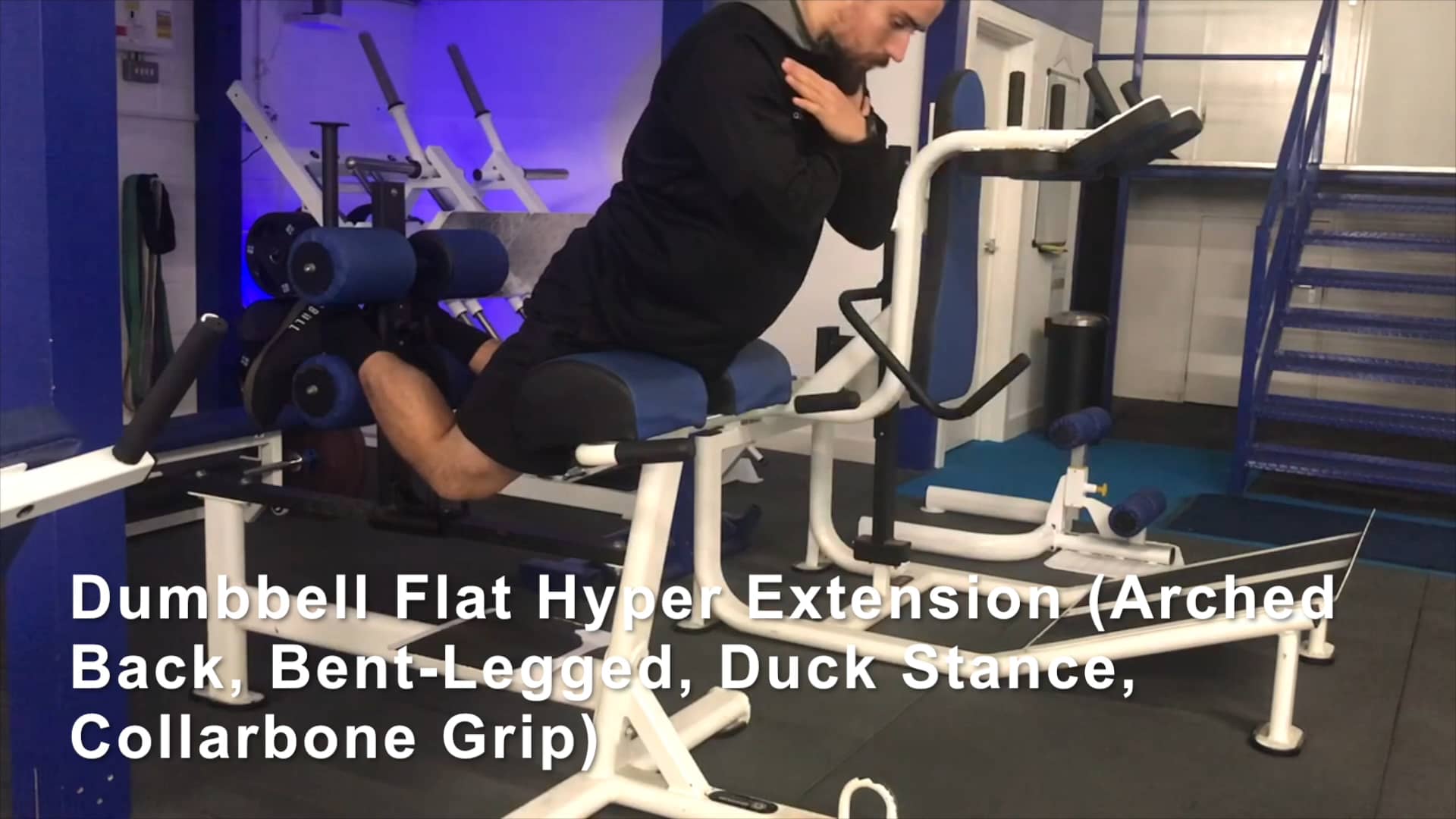LPC-13 Dumbbell Flat Hyper Extension (Arched Back, Bent-Legged, Duck ...
