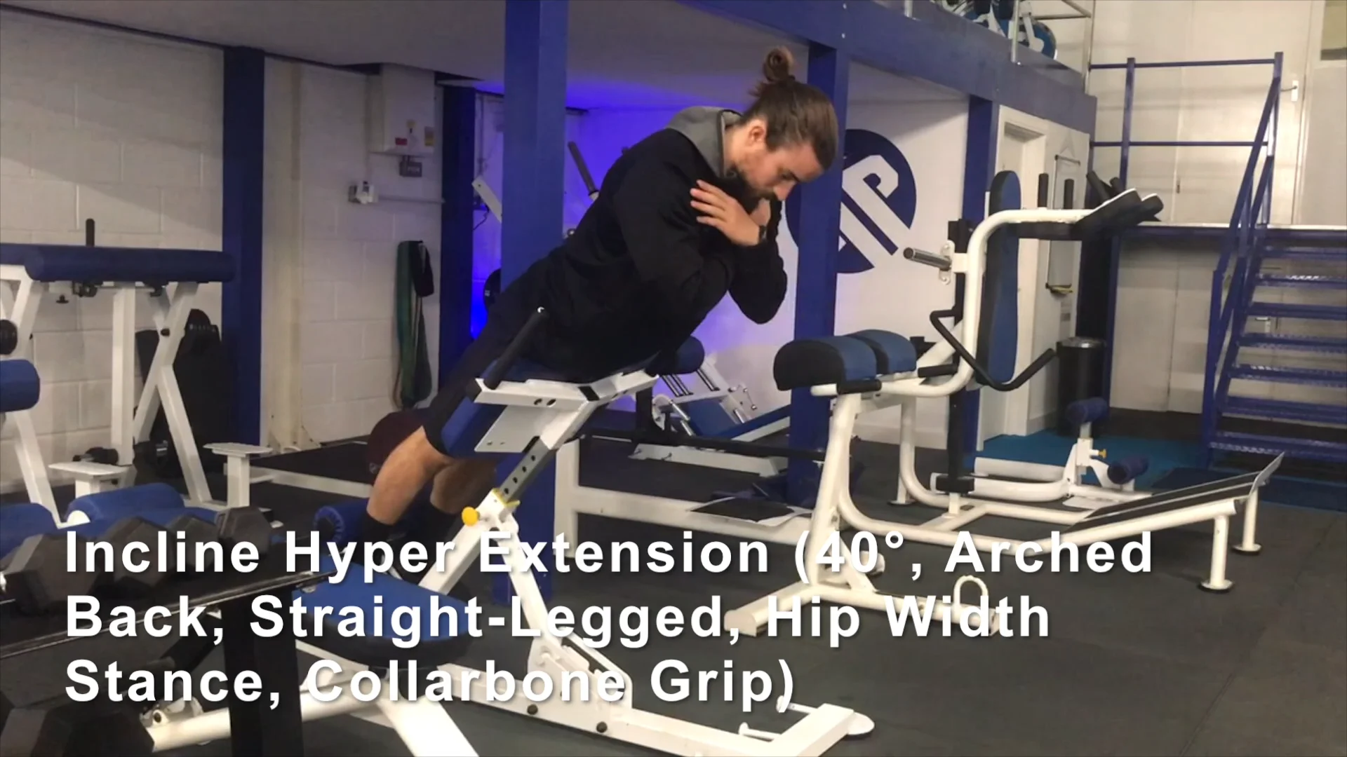 LPC-8 Incline Hyper Extension (40°, Arched Back, Straight-Legged, Hip ...