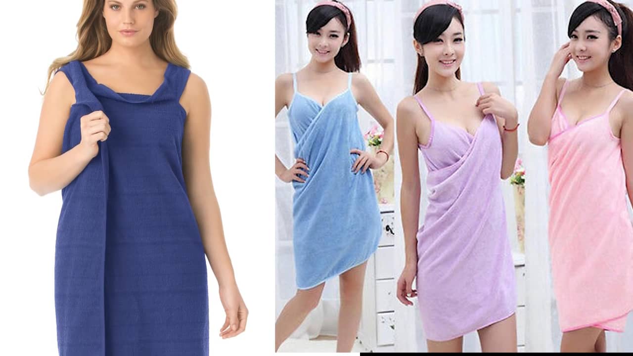 Wearable Bath Towels on Vimeo