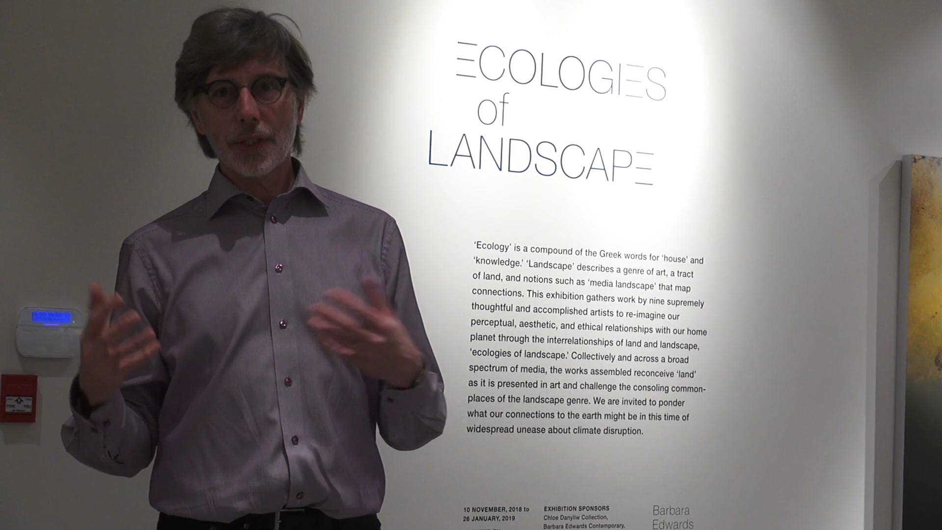 BEC Lecture Series - Mark A. Cheetham on Ecologies of Landscape on Vimeo