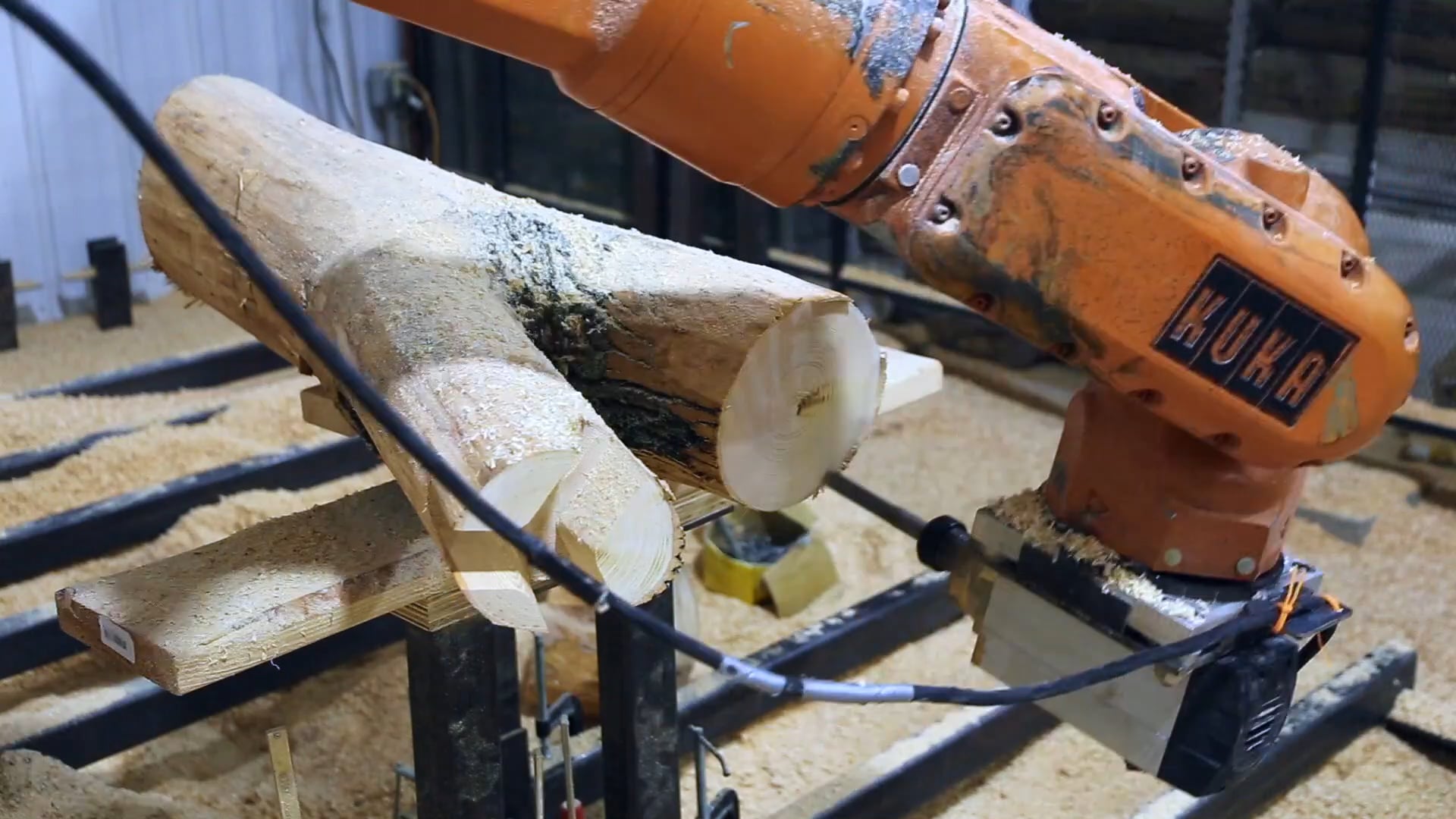 LOG KNOT: Fabrication Timelapse on Vimeo