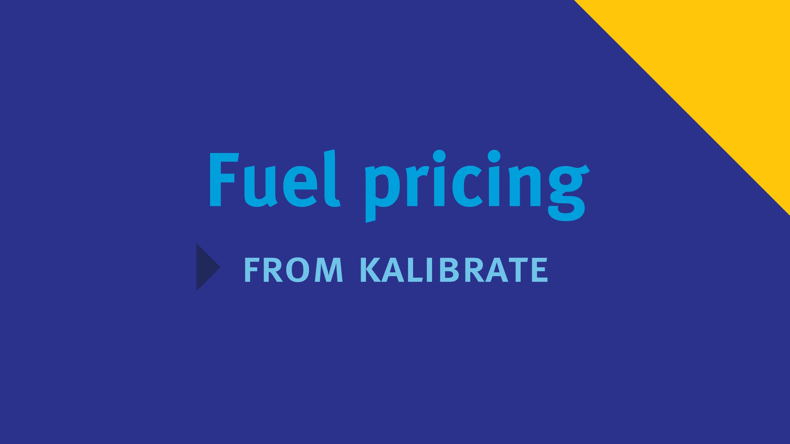 Fuel pricing from Kalibrate on Vimeo