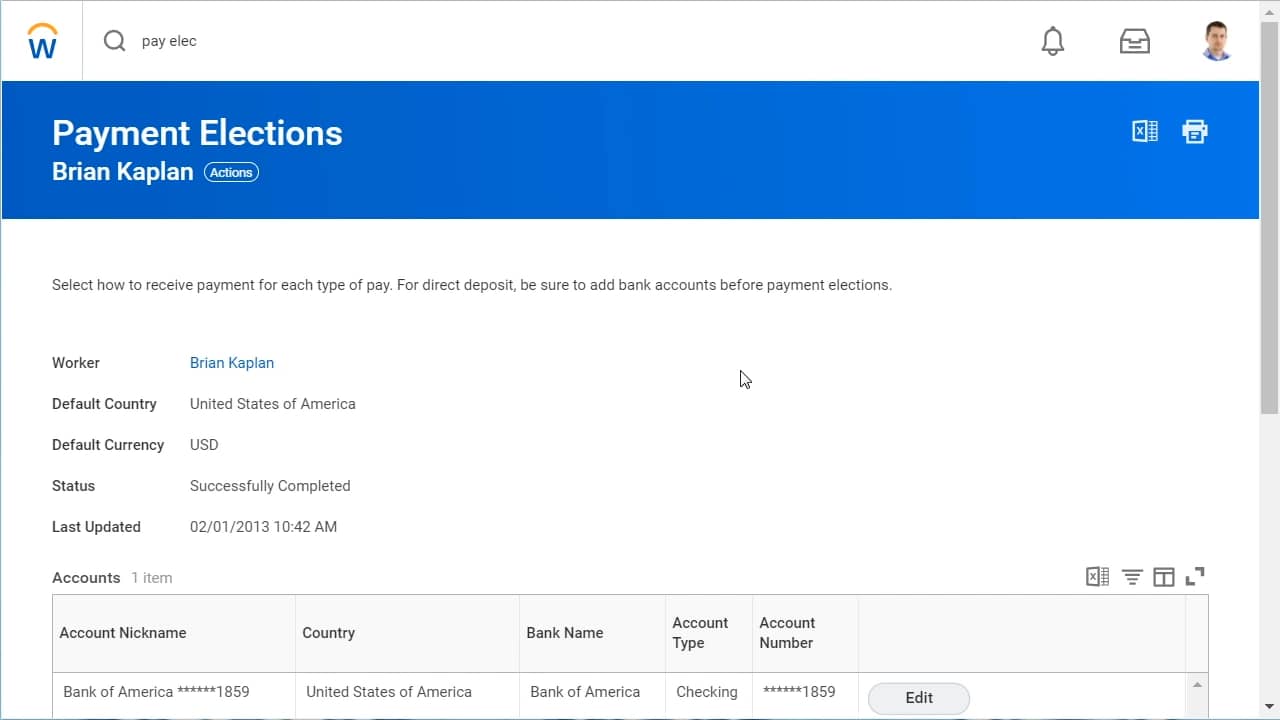 Workday - Set Up Payment Elections on Vimeo