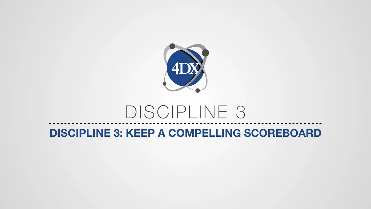 Discipline 3: Keep a Compelling Scoreboard