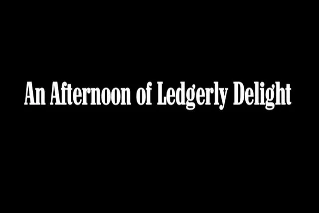 An Afternoon of Ledgerly Delight on Vimeo