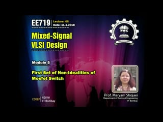 EE719 Lecture 05 Module no 05 11.1.2018_x264 on Vimeo