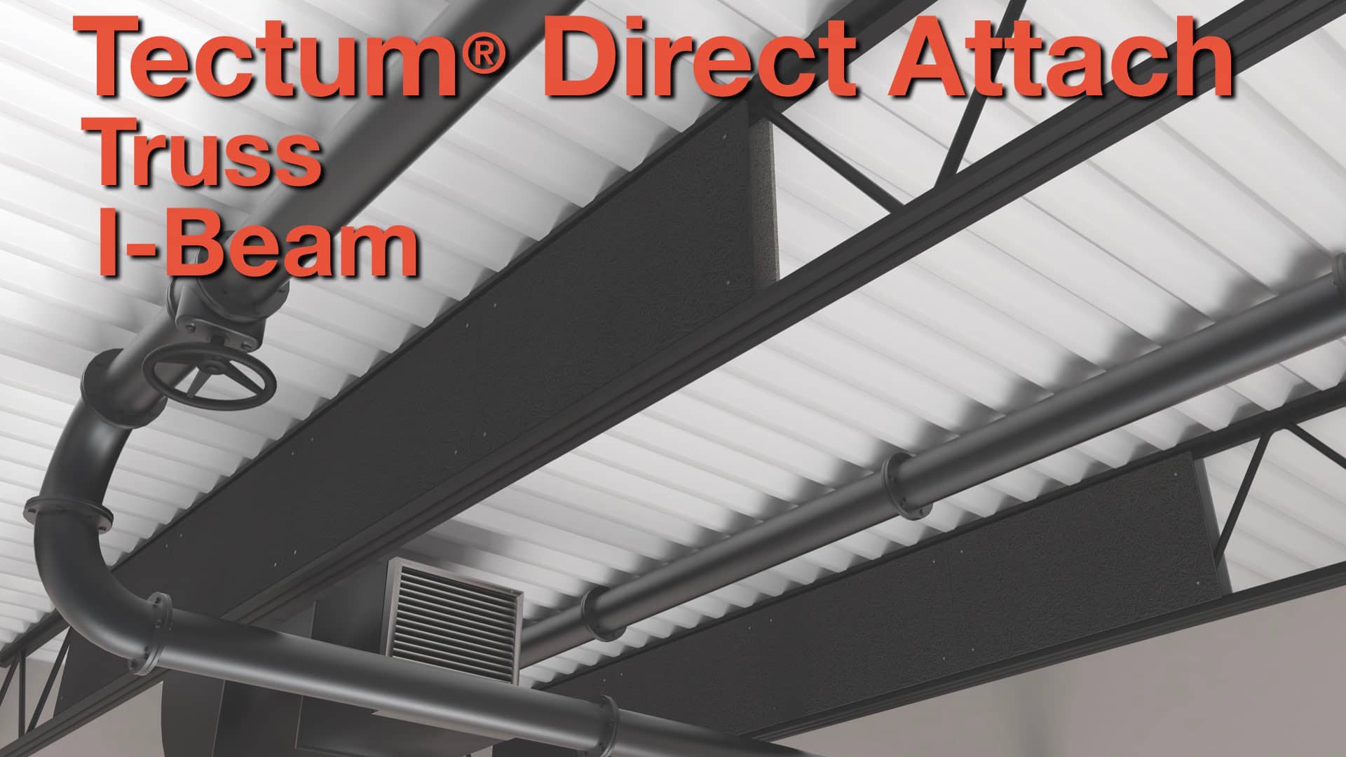 Tectum® and InvisAcoustics™ Direct Attach to Truss and I-Beam on Vimeo