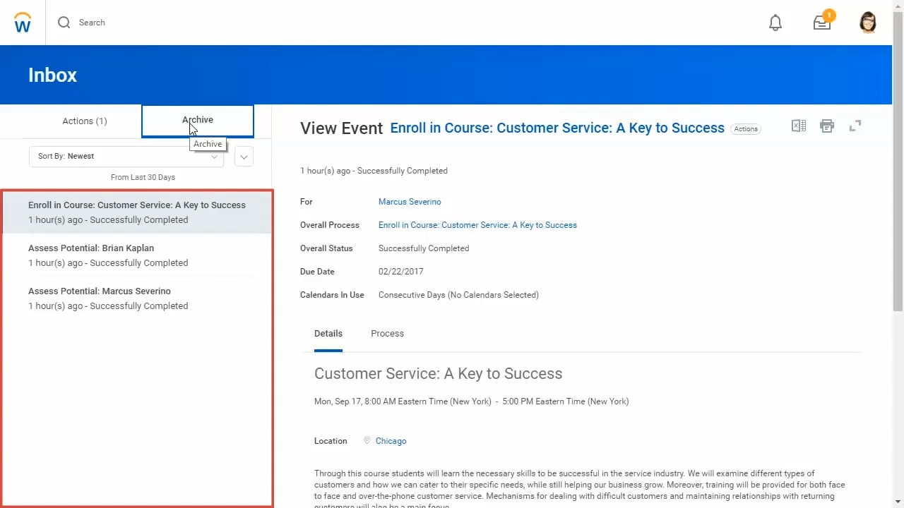 Workday - Inbox for Managers on Vimeo