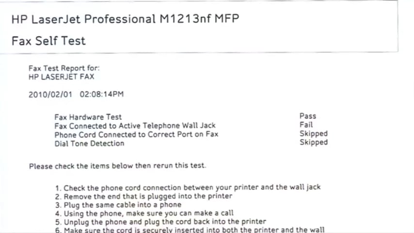 How To HP Test Fax Machine on Vimeo