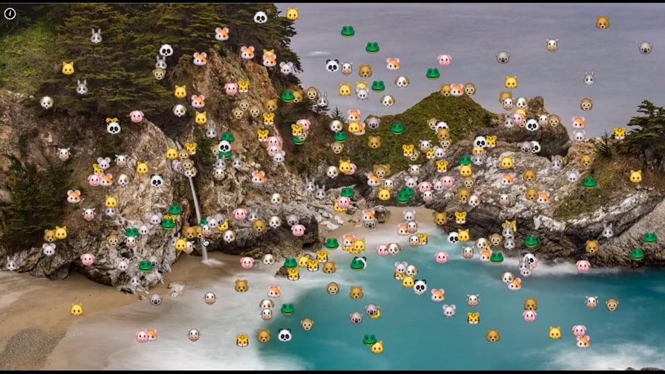 Emojis and earth porn | HOVERSTAT.ES