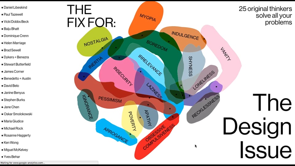 Bloomberg – The Design Issue 2016 | HOVERSTAT.ES