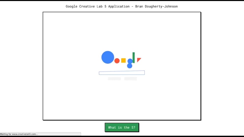 An interactive application for Google Creative Lab | HOVERSTAT.ES