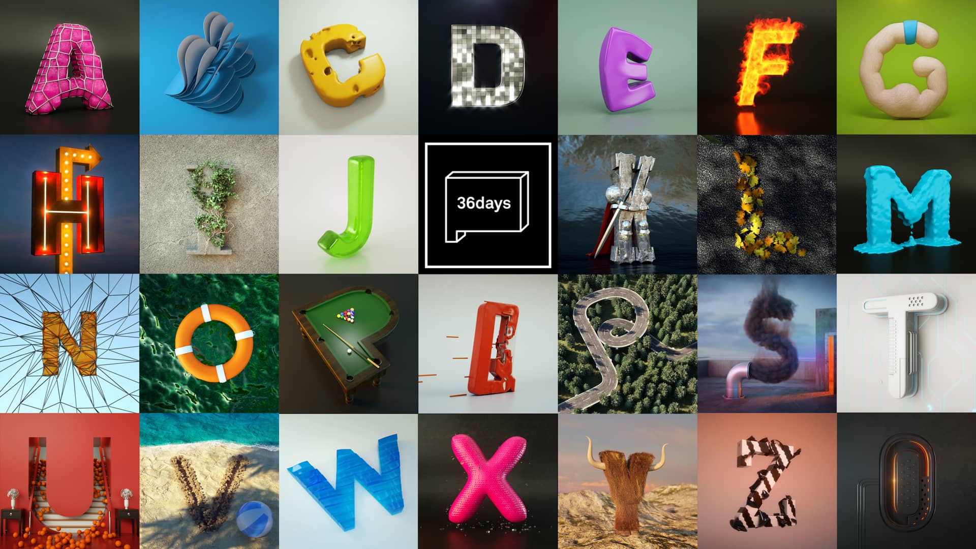 36 Days of Type - 2018 on Vimeo