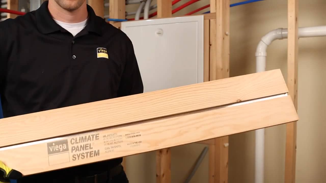 HOW TO INSTALL A CLIMATE PANEL | Viega on Vimeo