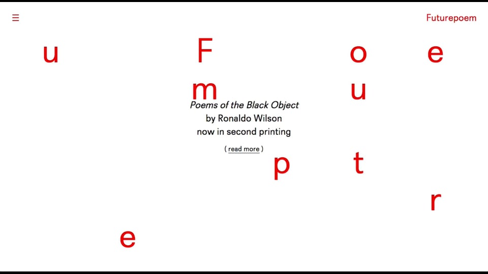 Futurepoem | HOVERSTAT.ES