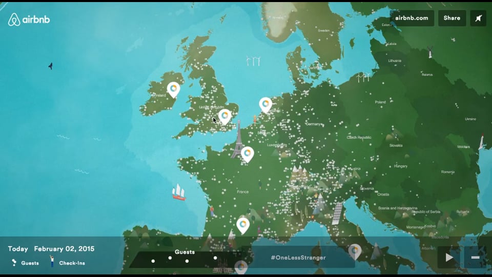 Airbnb Map | HOVERSTAT.ES