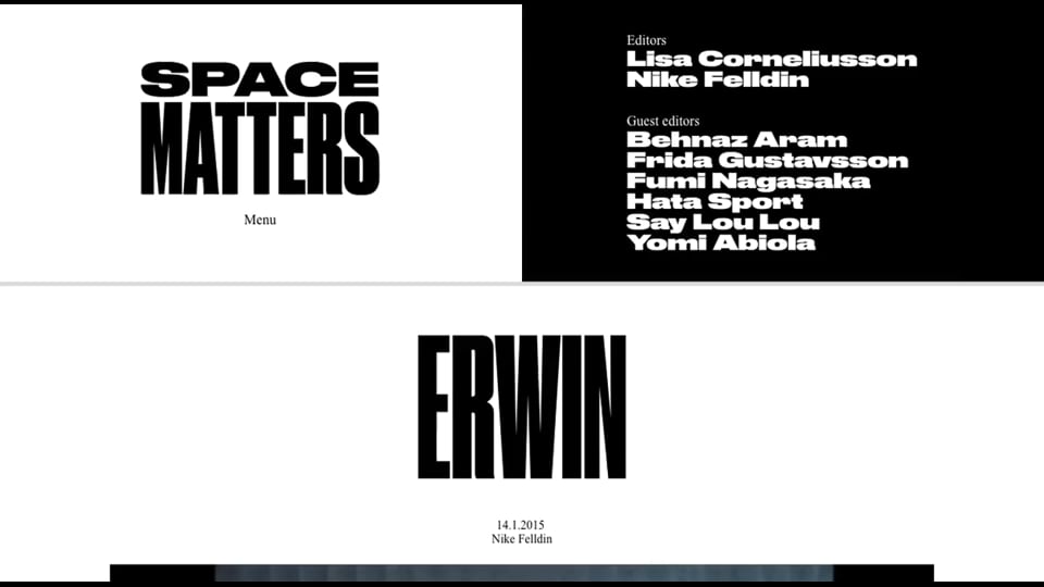 Space Matters | HOVERSTAT.ES