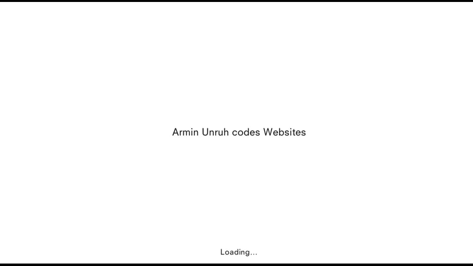 Armin Unruh | HOVERSTAT.ES