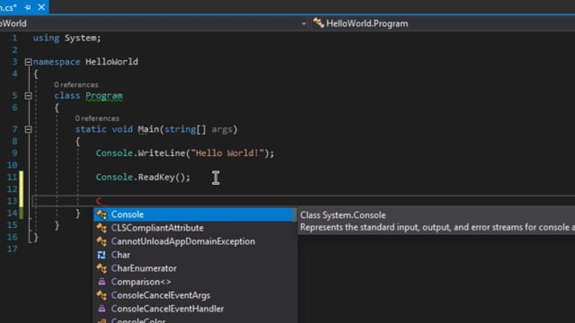Discover the power of a full-fledged IDE - Set Up Your .NET Coding ...
