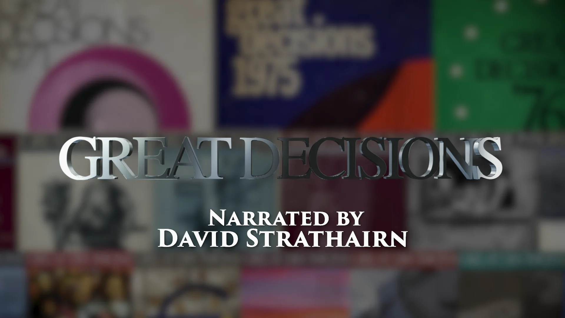 Watch Great Decisions Season 47 Online | Vimeo On Demand on Vimeo