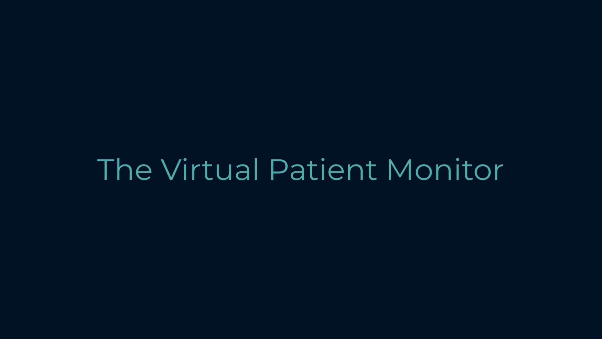 The Virtual Patient Monitor on Vimeo