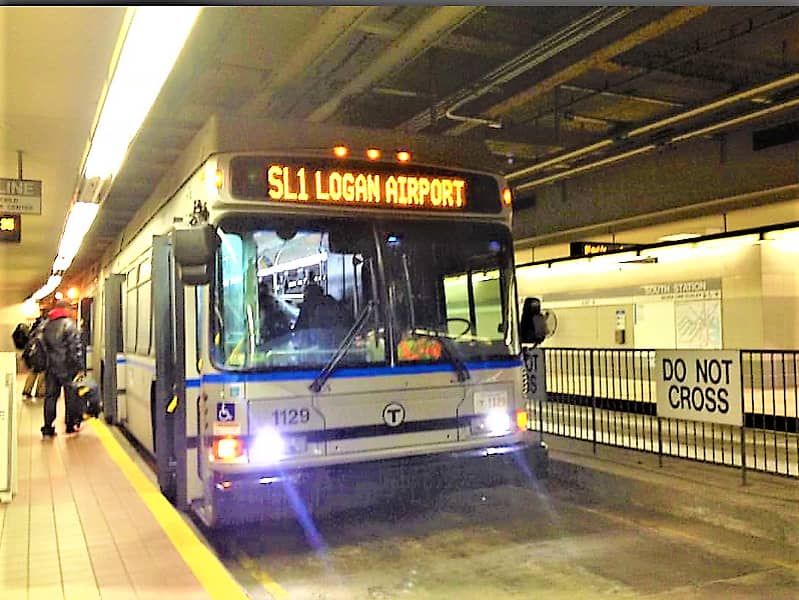 MBTA SILVER LINE SHOW 5 Episode 2 - SL1 ride to Logan Airport DMA#1129 ...