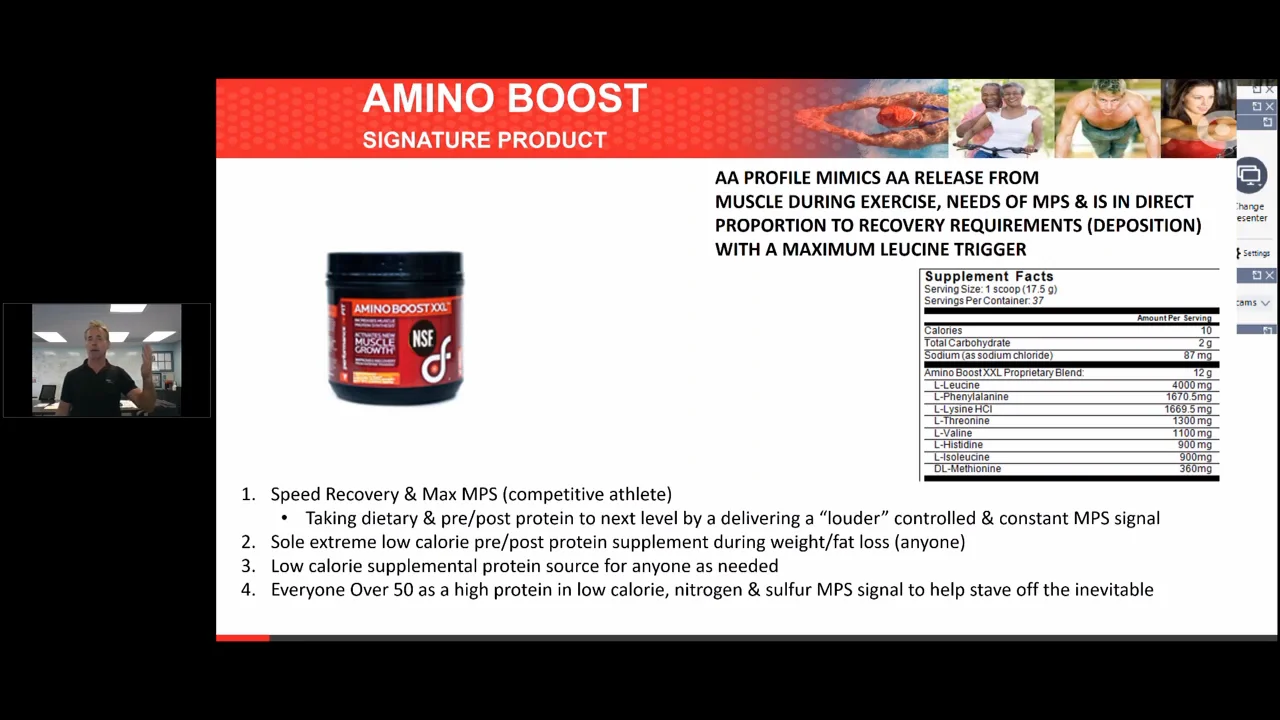 Neal Spruce webinar on AminoBoost on Vimeo