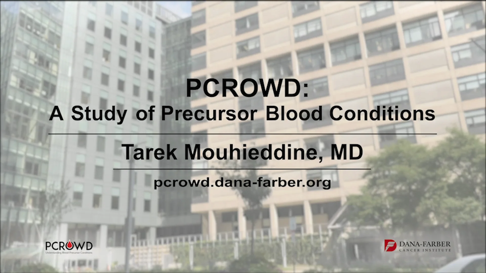 Dana-Farber Cancer Institute | Ghobrial Lab PCROWD: Tarek Mouhieddine ...