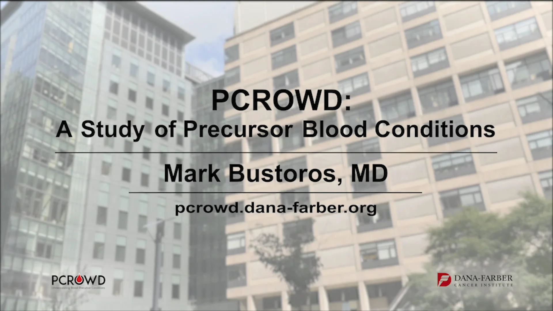 Dana-Farber Cancer Institute | Ghobrial Lab PCROWD: Mark Bustoros, MD ...
