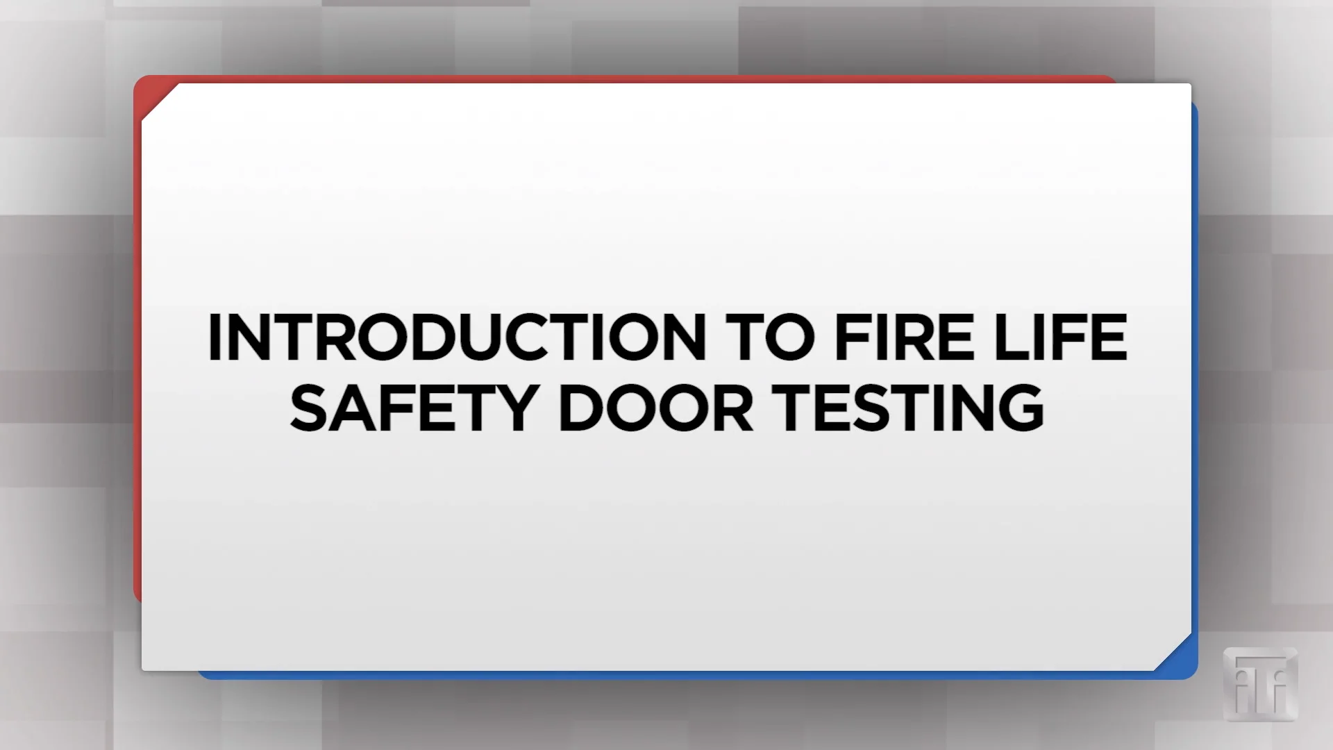 Door Force and Pressure Differential Testing for Fire Life Safety ...