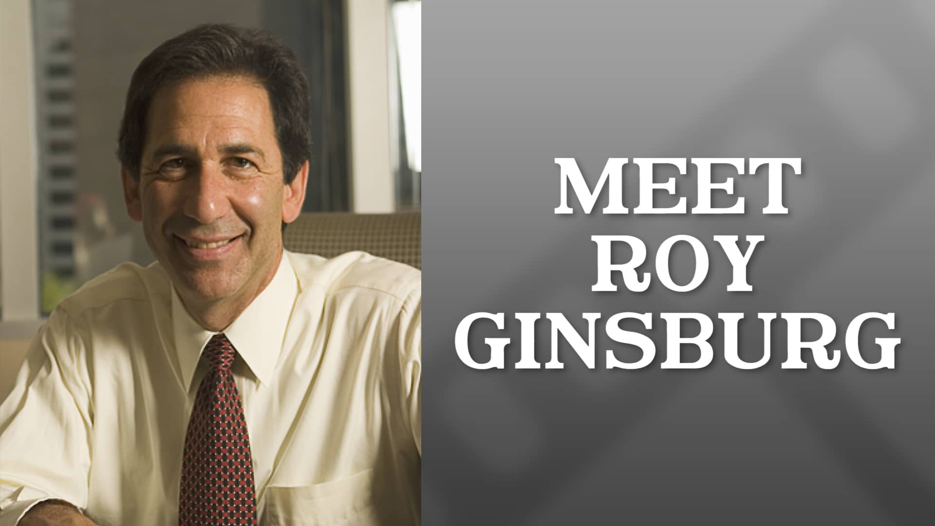 Meet Roy Ginsburg on Vimeo
