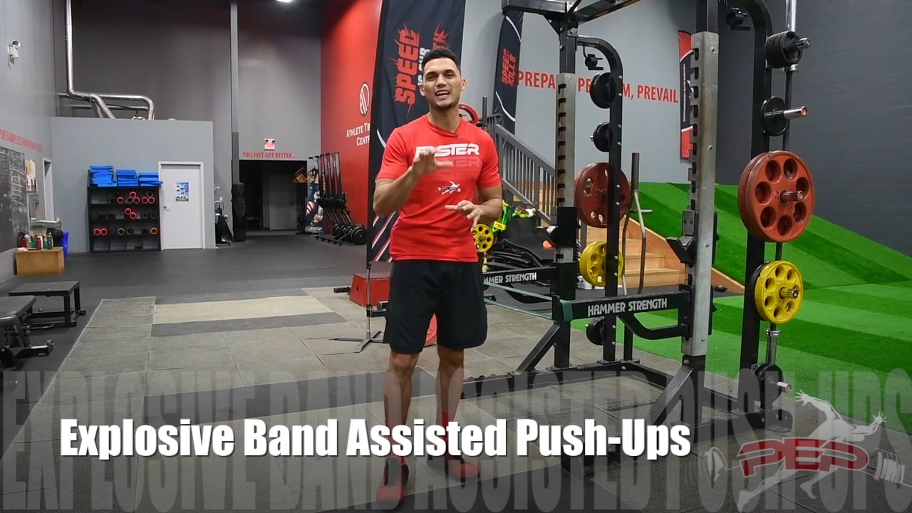 Explosive Band Assisted Push-Ups on Vimeo
