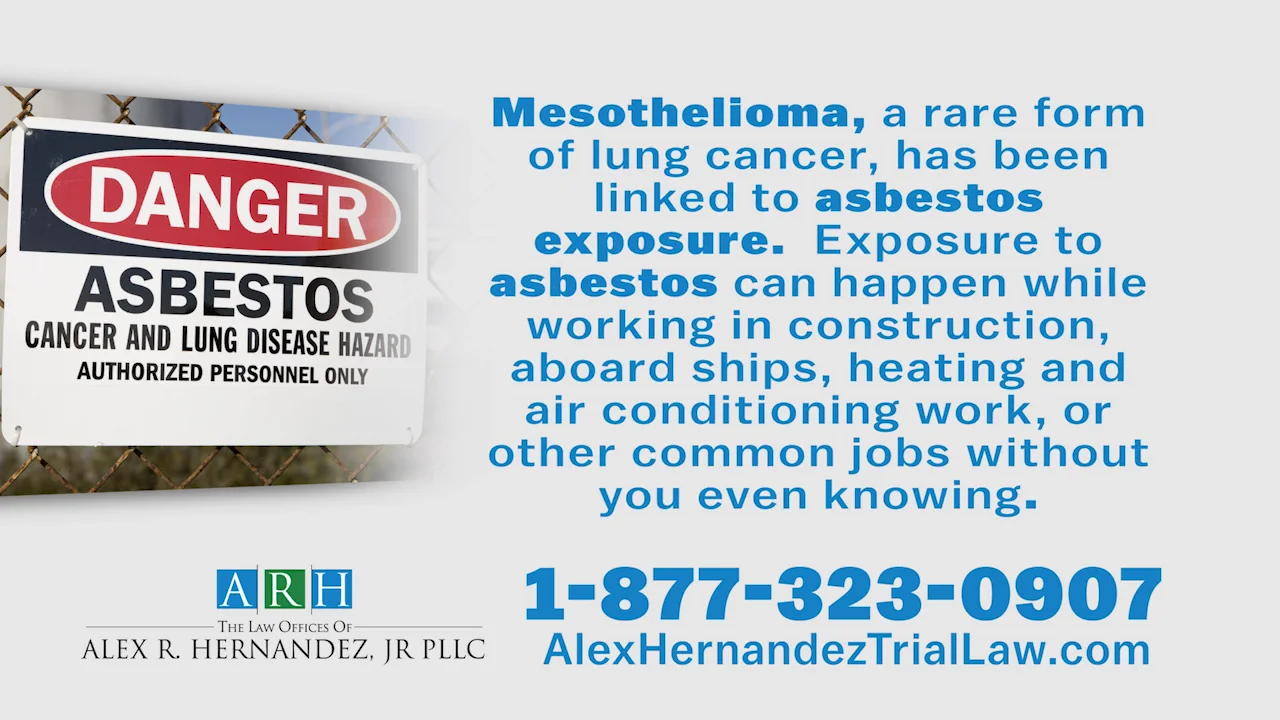 Mesothelioma Lawyer Alex R. Hernandez Jr. on Vimeo