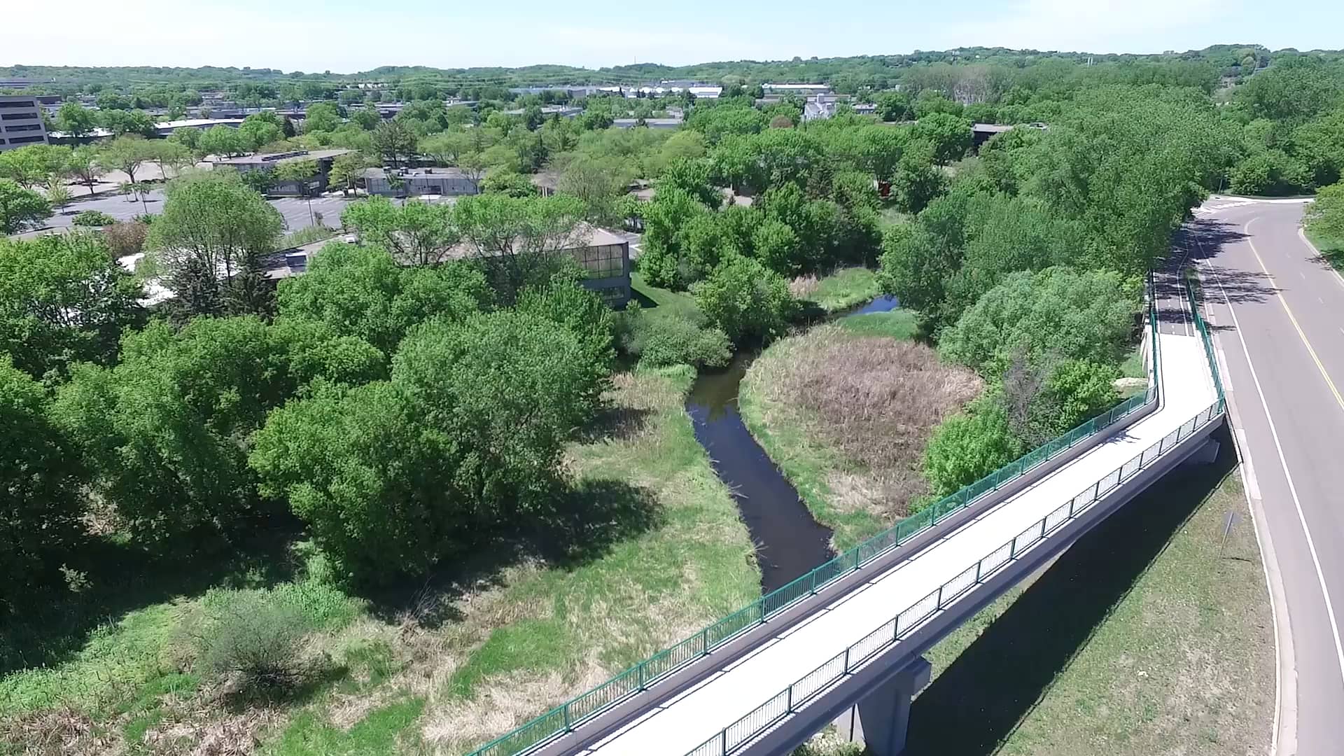 Nine Mile Creek Regional Trail: Pedestrian Bridge on Vimeo