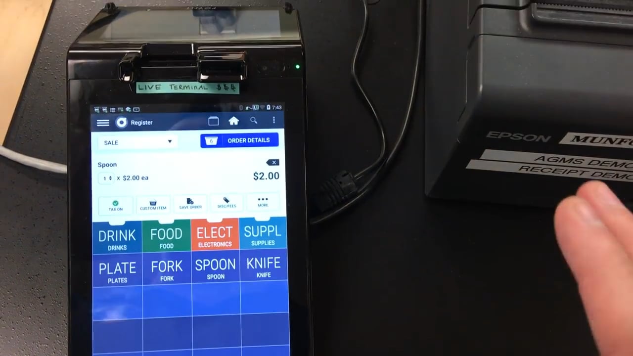 POYNT Smart Terminal Demo on Vimeo