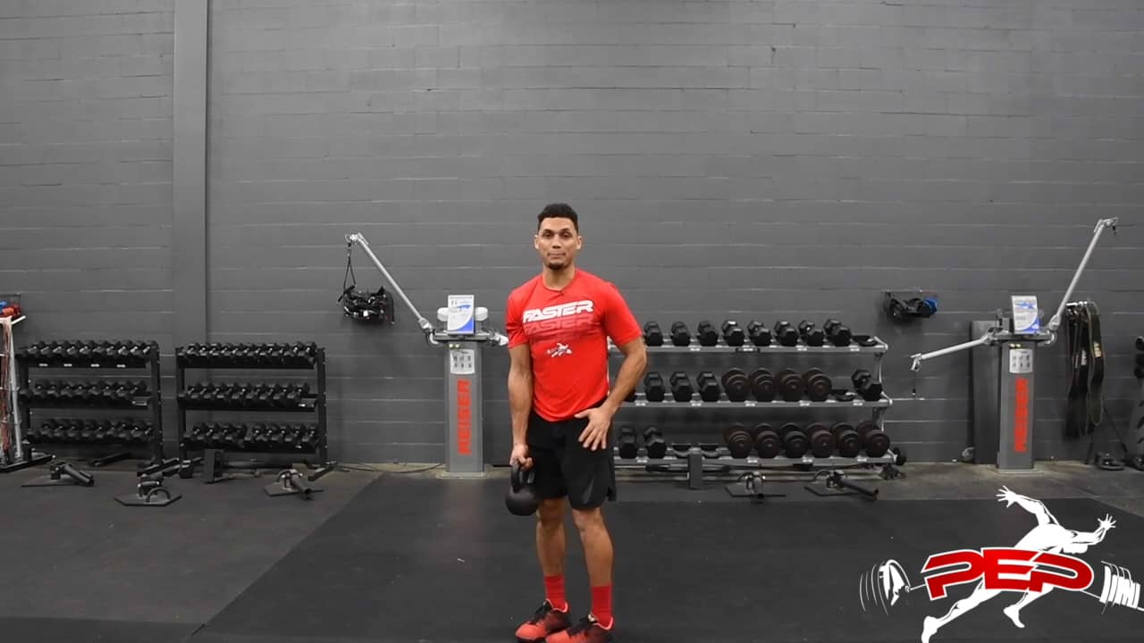 Single Arm Sprinter RDL to Lunge Walks on Vimeo