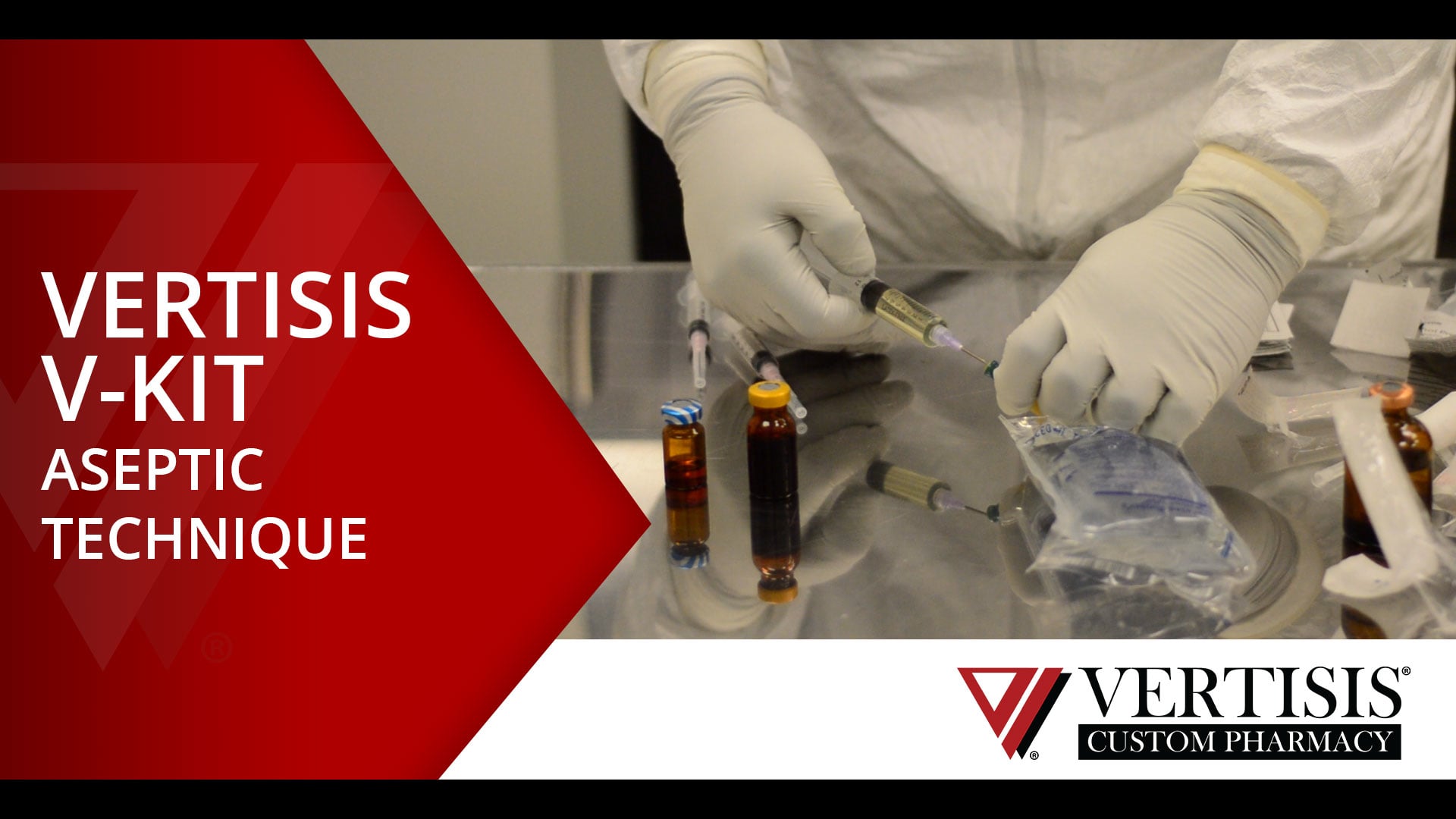 Vertisis V-Kit Aseptic Technique on Vimeo