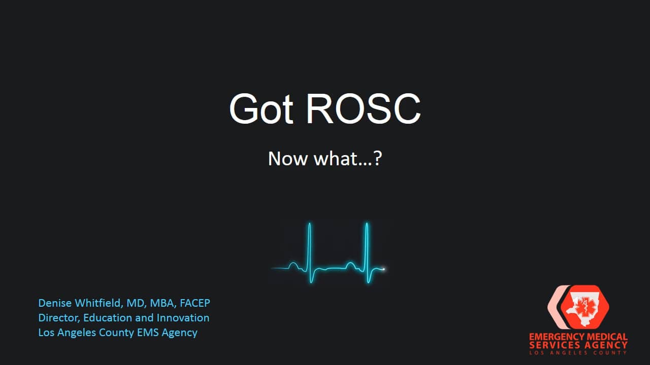 Post ROSC Care_Jan 2019 on Vimeo