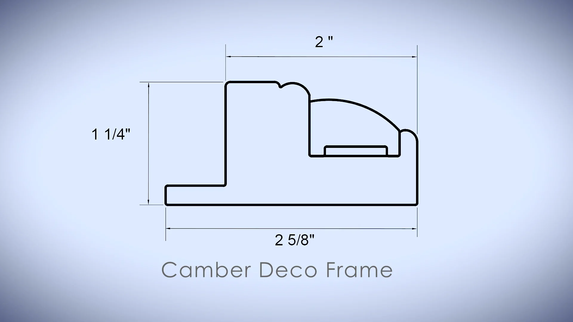 Norman® 2" Camber Deco Frame