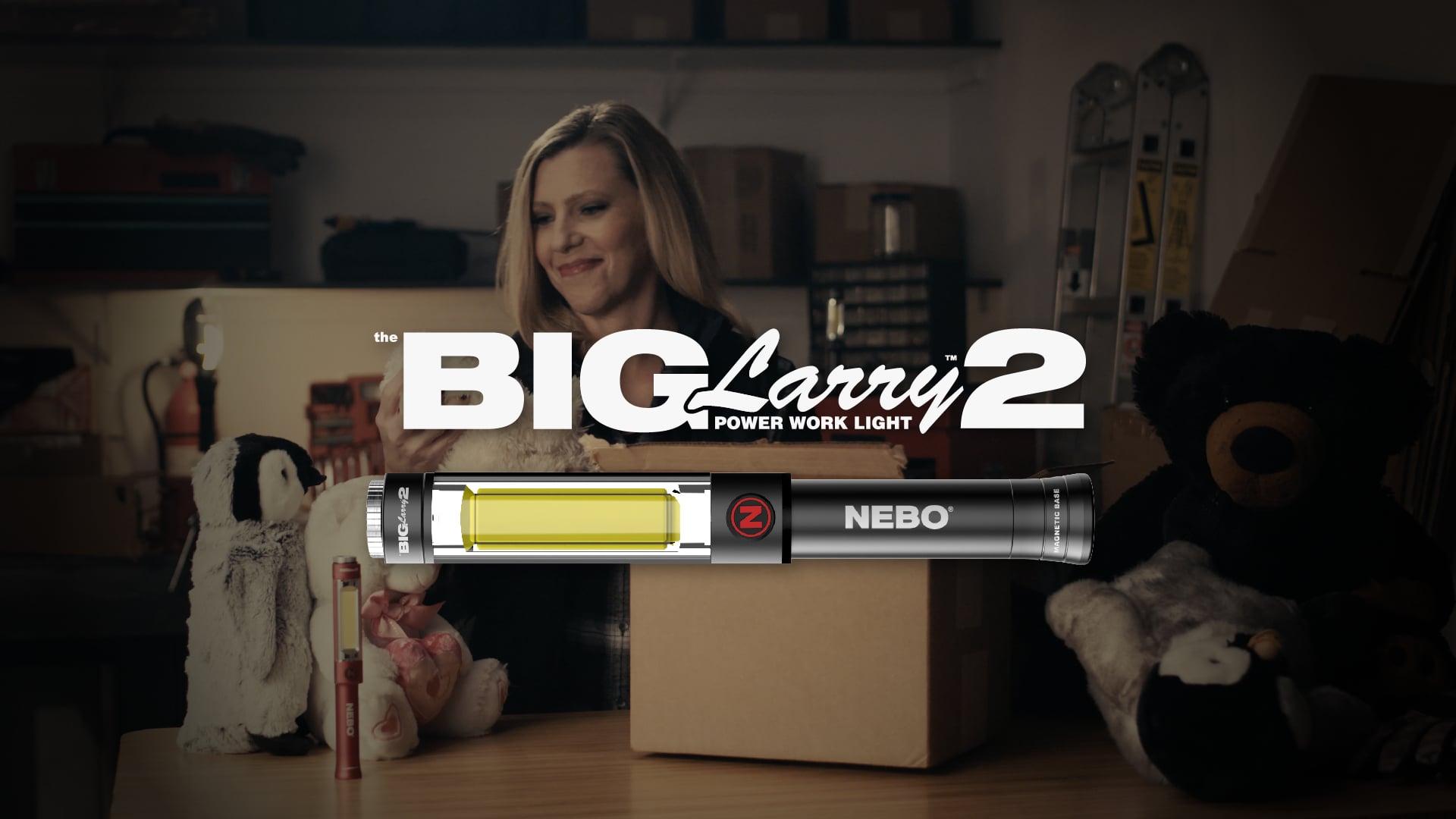 The BIG Larry 2 - Powerful 500 Lumen Work Light & Flashlight with ...
