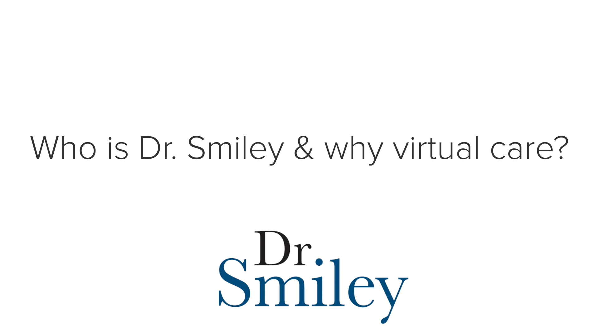 Animal Telemedicine - Who is Dr Smiley and why VC? on Vimeo