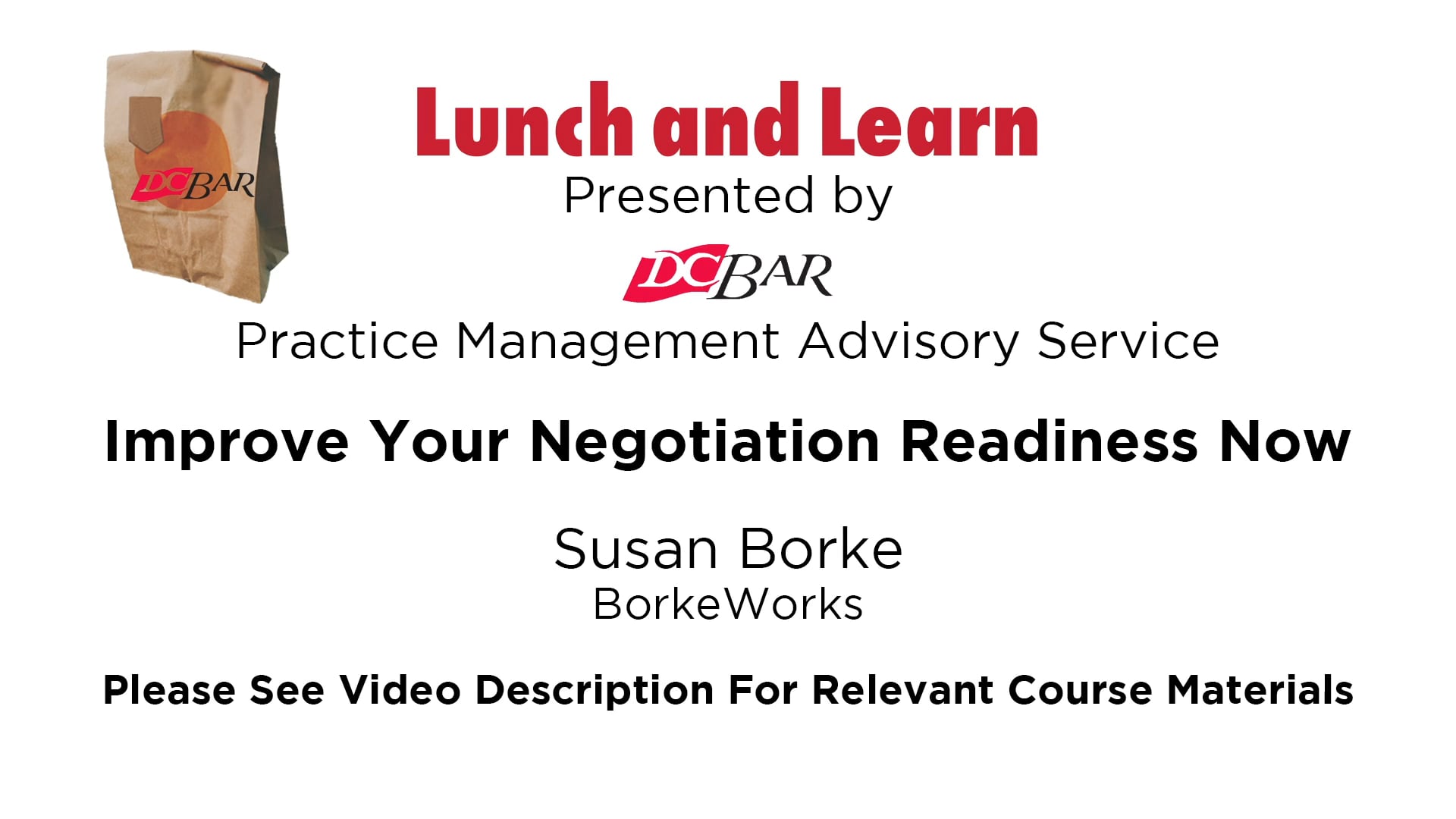 Improve Your Negotiation Effectiveness Now on Vimeo