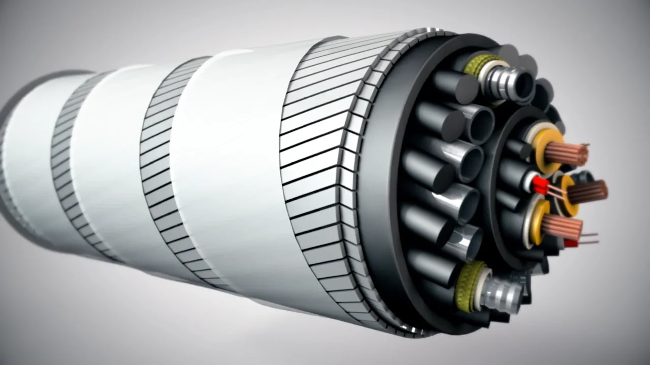 PRYSMIAN SURFLEX - UNIÃO E FORMAÇÃO DE CABOS UMBILICAIS - Animated ...