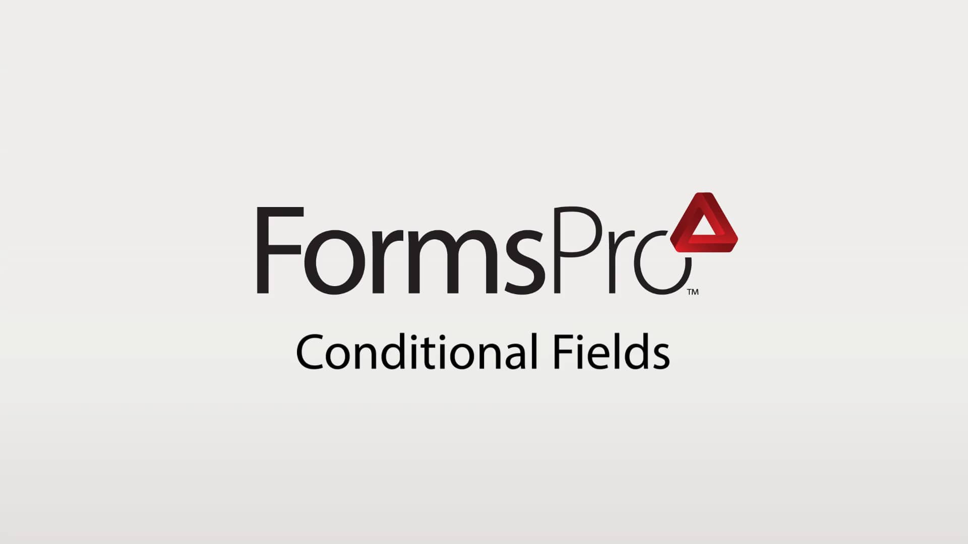 FormsPro Conditional Fields on Vimeo