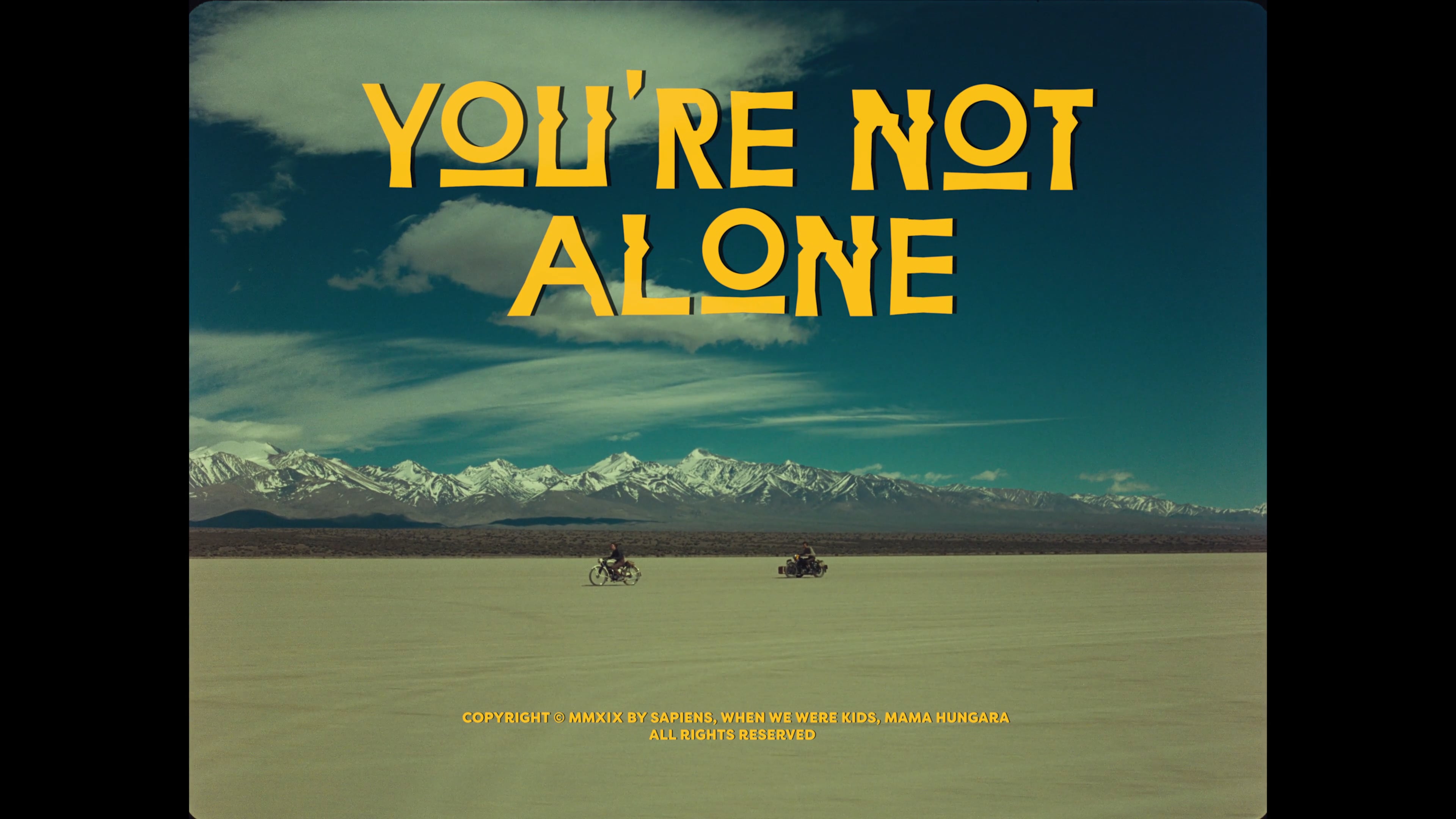 AGORIA - YOU ARE NOT ALONE on Vimeo