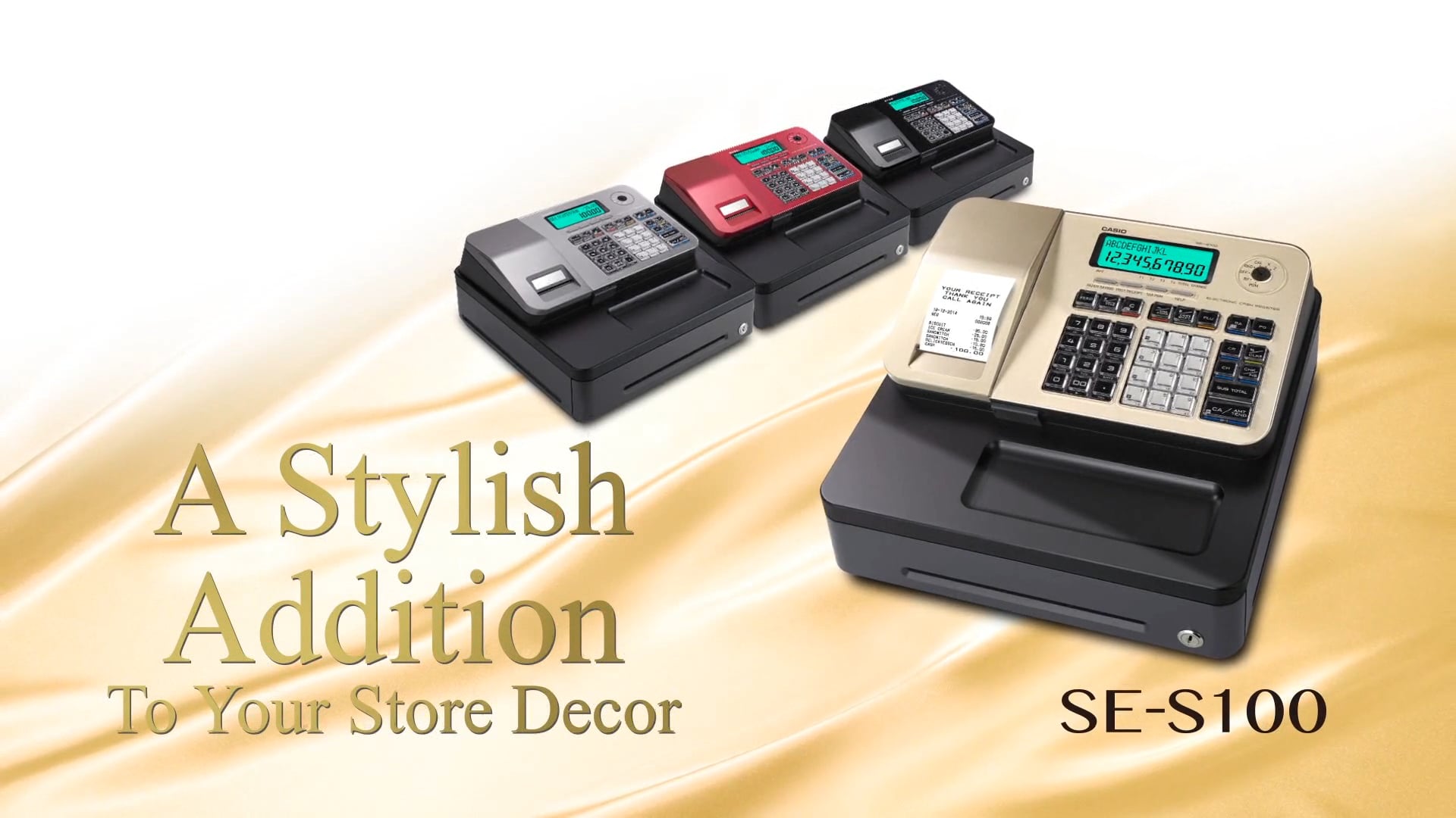 Casio SE-S100 Cash Register on Vimeo