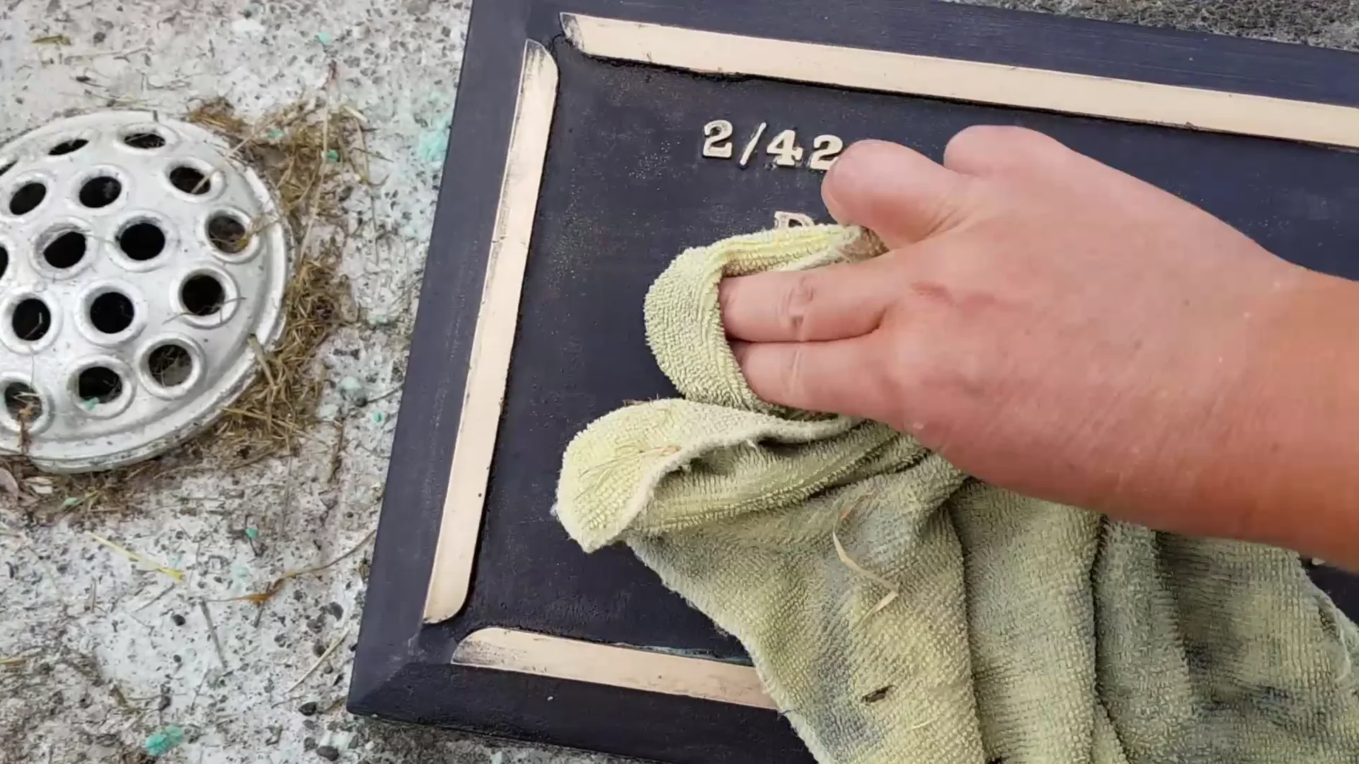 Bronze Plaque Cleaning and Restoration