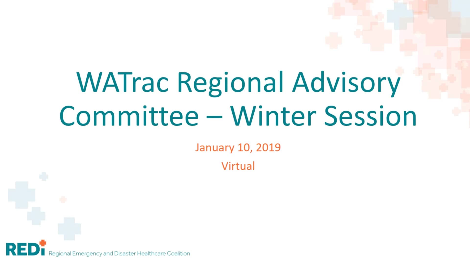 WATrac Advisory Committee Winter Session on Vimeo