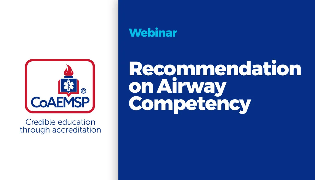 CoAEMSP: Recommendation on Airway Competency
