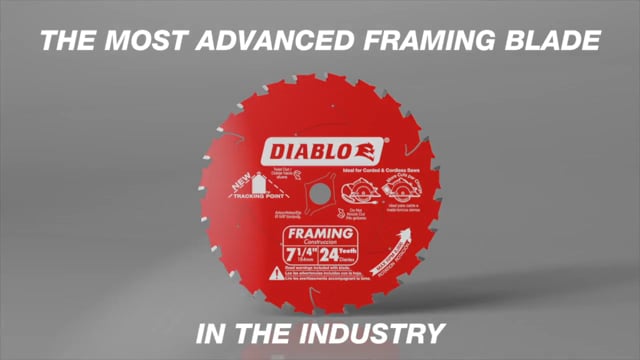 D0724A | Saw Blades | Wood Cutting | Framing - Diablo Tools